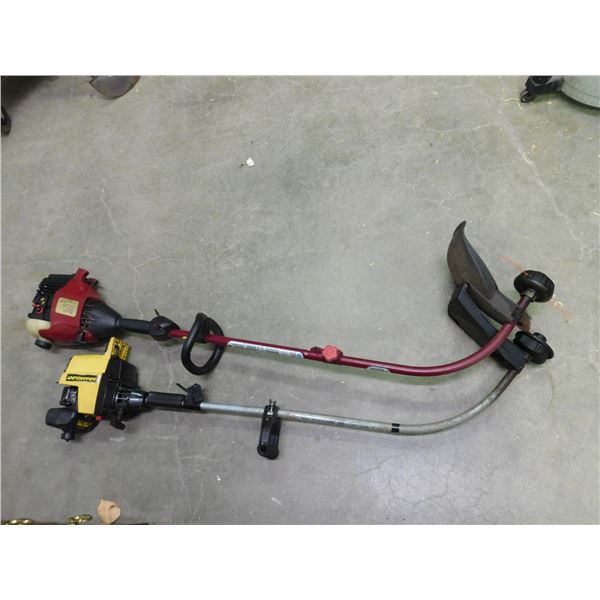 Lot of 2 Gas Powered Weed Trimmers Paramount PLT-2245 and Poulan ...