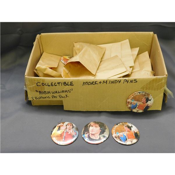Robin Williams Mork From Ork Mork and Mindy 54 Pinback Large Buttons 3 ...