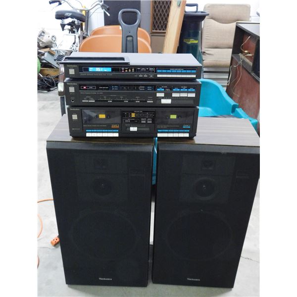 Technics Stereo System and Speakers *works*