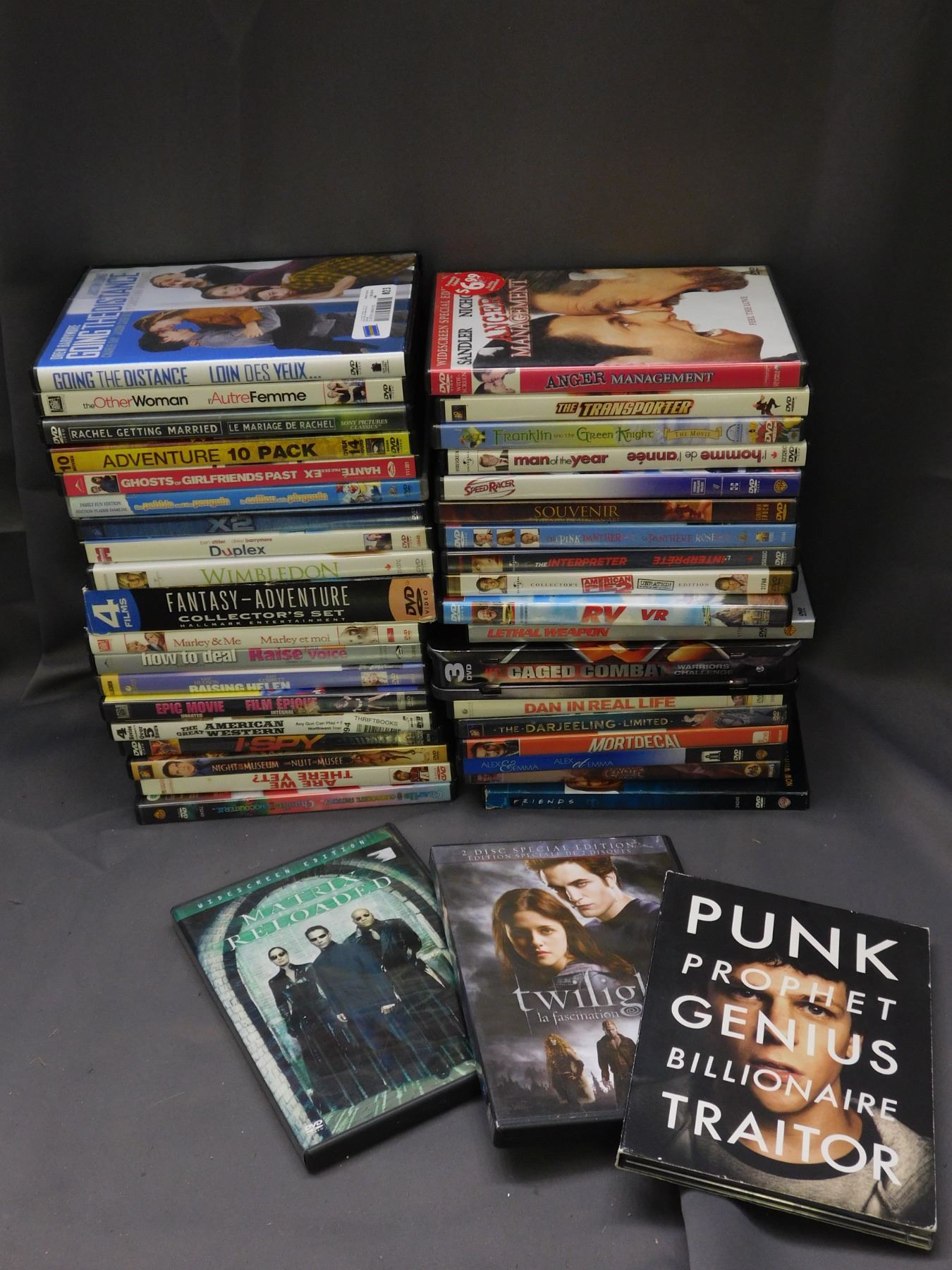 Lot of 40 DVDs Misc Titles