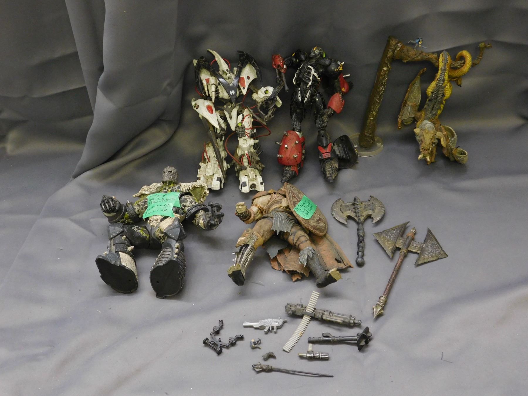 Lot of 5 McFarlane SPAWN Figurines Lord Covenant, Raven Knight, Misc