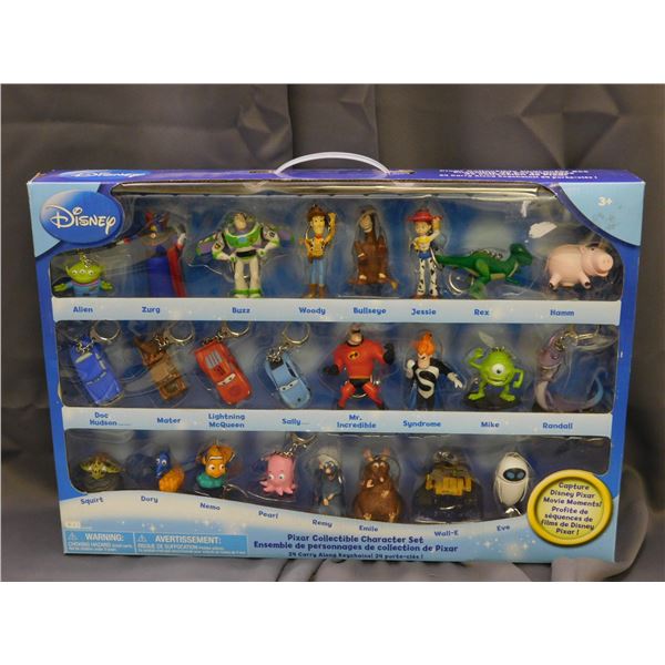 Disney Pixar Collectible Character Set Keychains