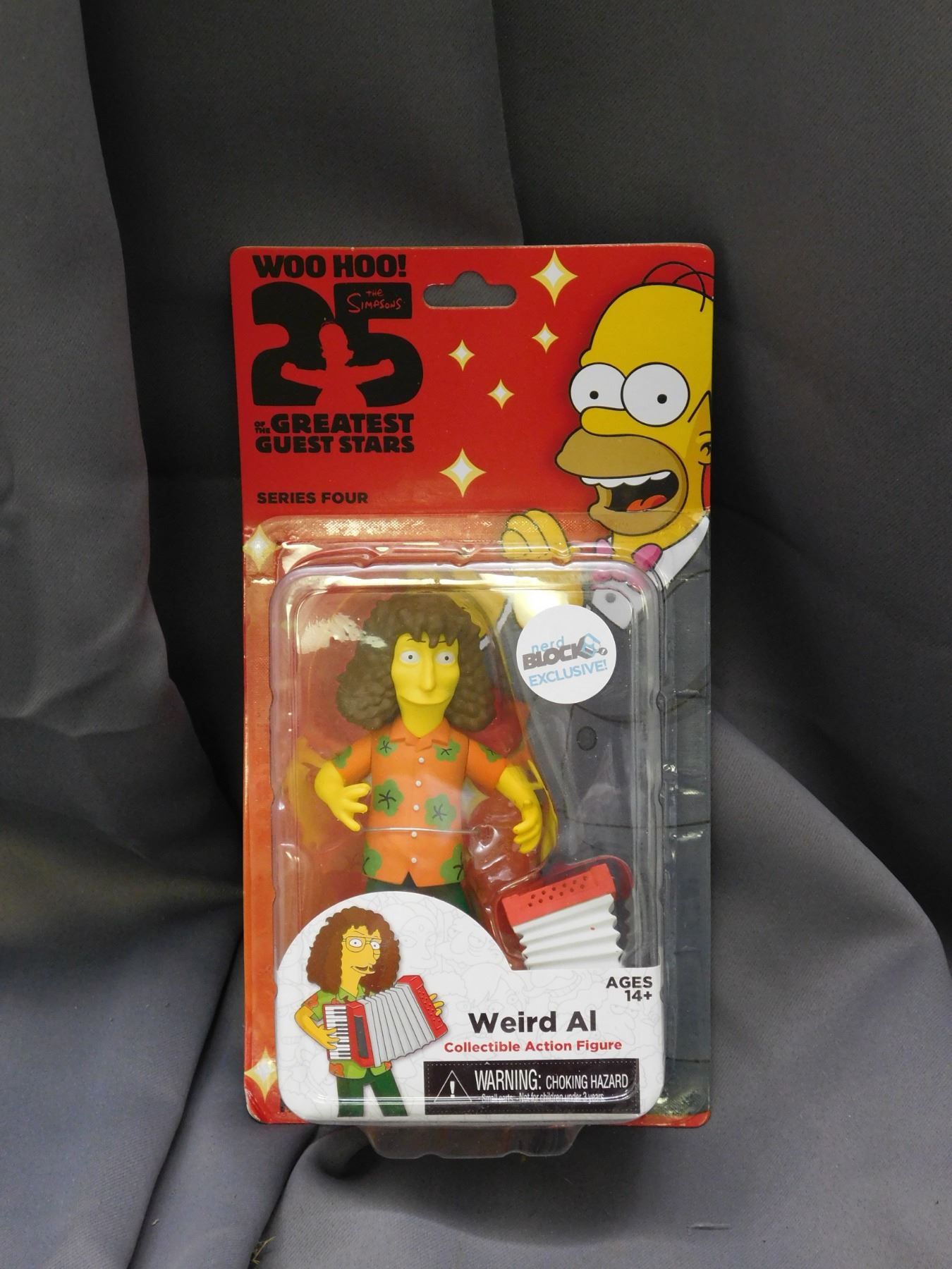 The Simpsons 25th Anniversary Series Four Nerd block Excl Weird Al ...