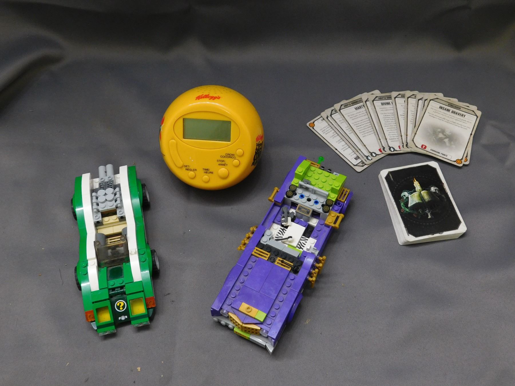 LEGO DC Cars, Kellogs Cornflakes Radio *works* and TCG Cards