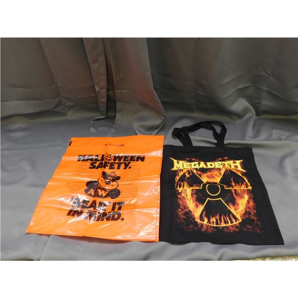 A&W Root Bear Halloween Safety Plastic Bags Vintage, and MEGADETH ...