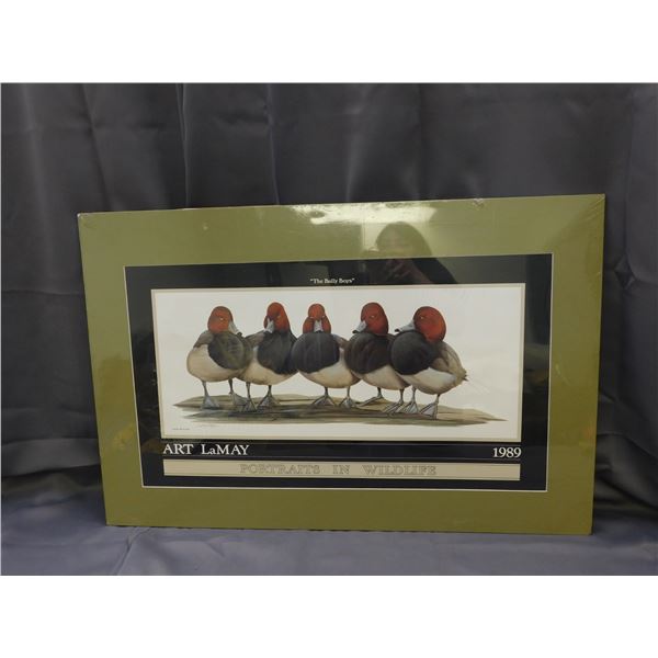 "The Bully Boys" Art LaMay 1989 Portraits in Wildlife 22" x 34"