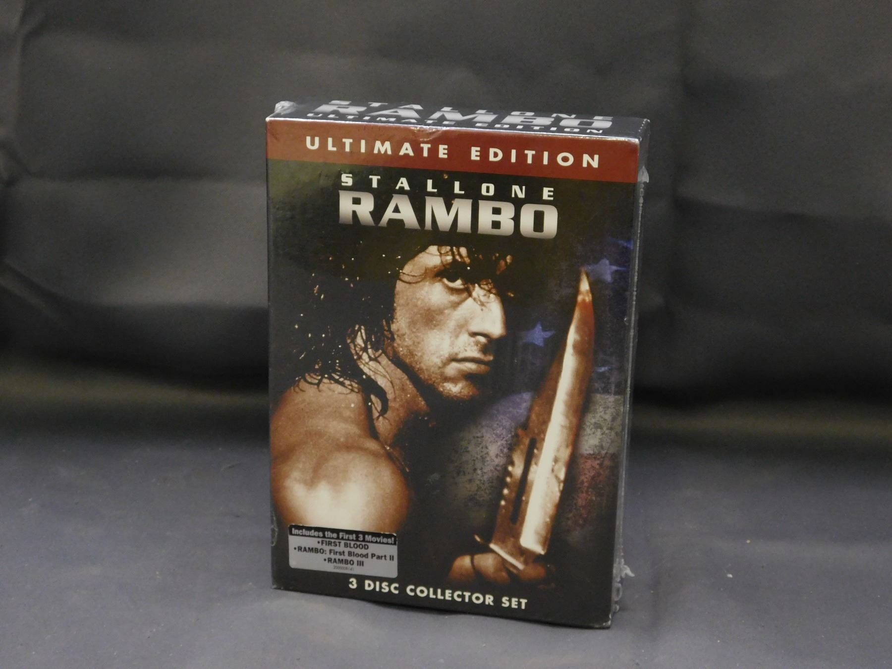 Ultimate Edition Stallone RAMBO Sealed 3-Disc DVD Collection Set