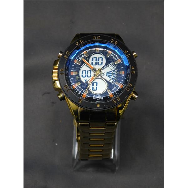 Daniel Steiger 9117 G-M Chronograph Watch *works*