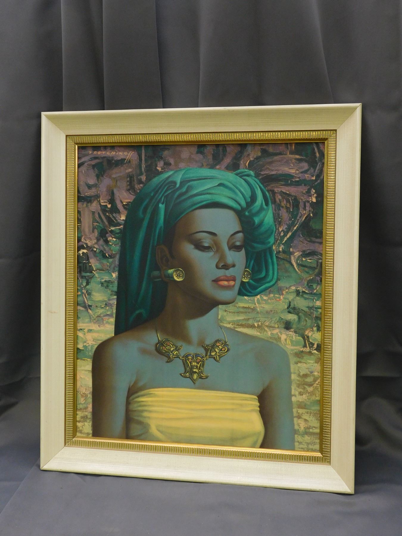 Eatons Framed Art Print Vladimir Tretchikoff "Balinese Lady" Double ...