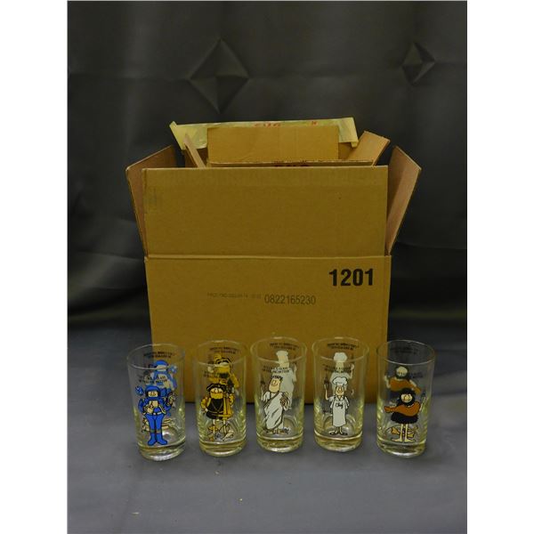 Eno Through The Ages Glass Tumblers Canada 3 Boxes 18 Glasses Total