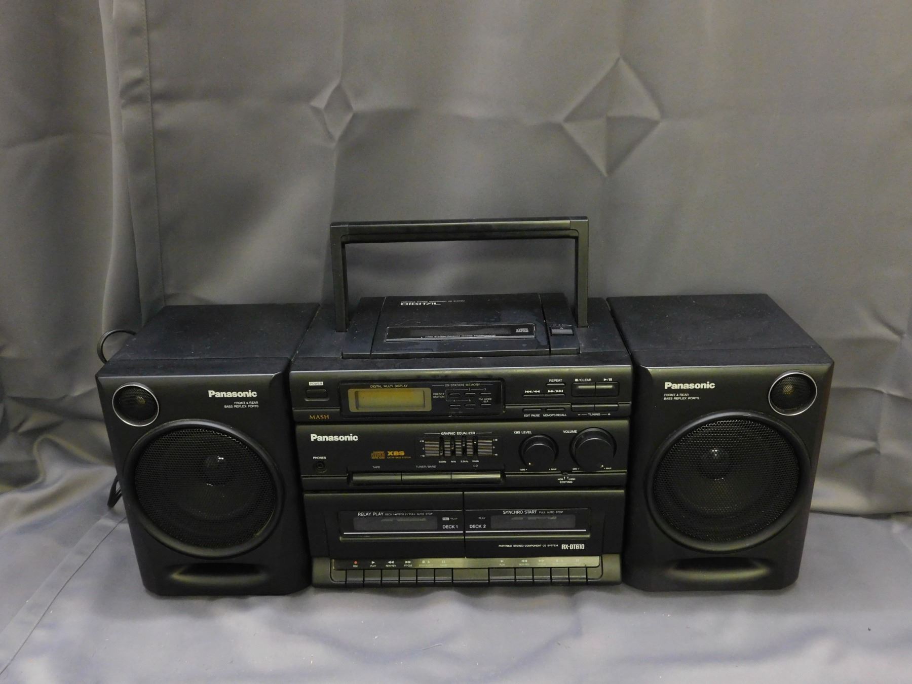 Panasonic XBS RX-DT610 Ghettoblaster Boombox