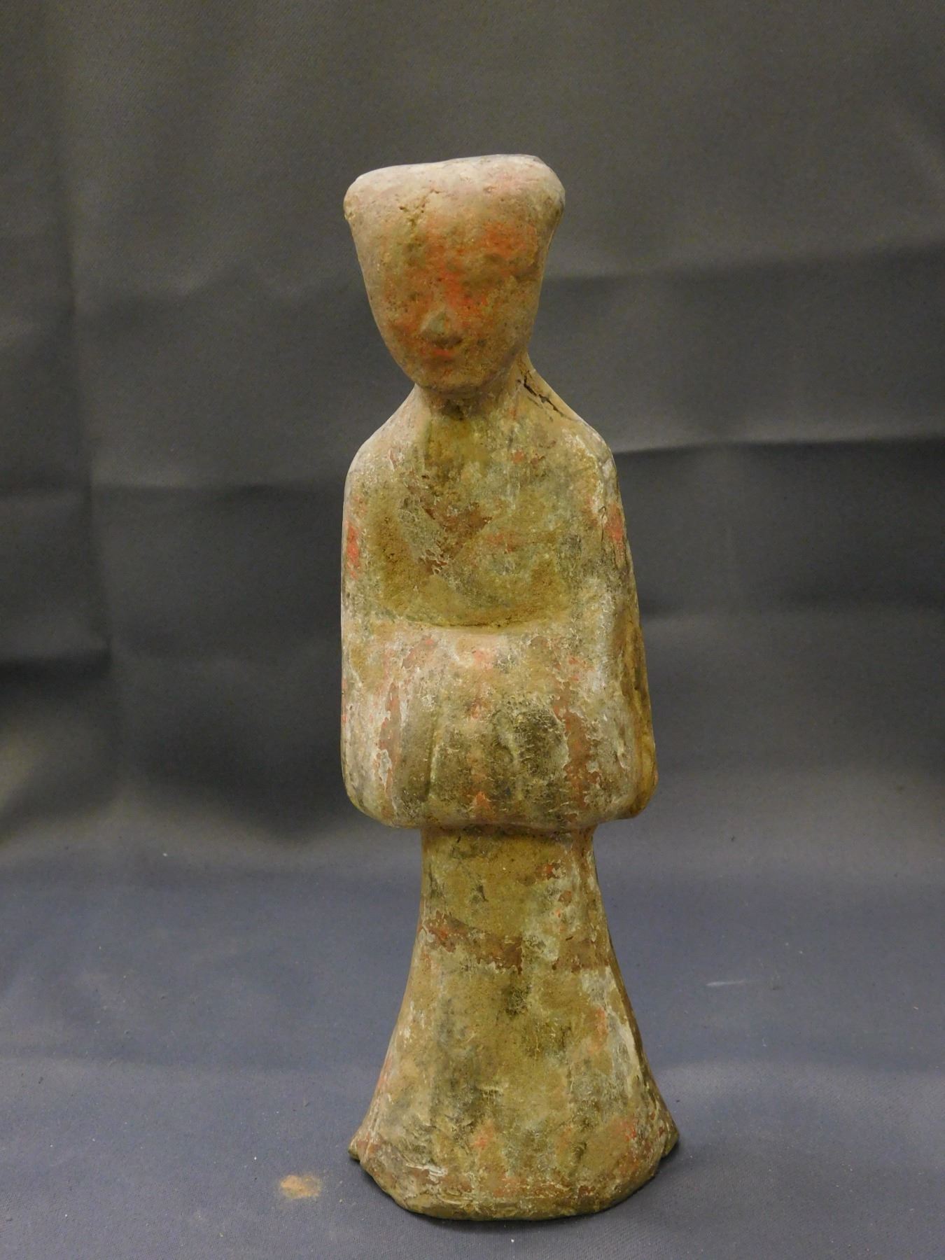 Fired Clay Chinese Pottery Burial Tomb Attendant Mingqui