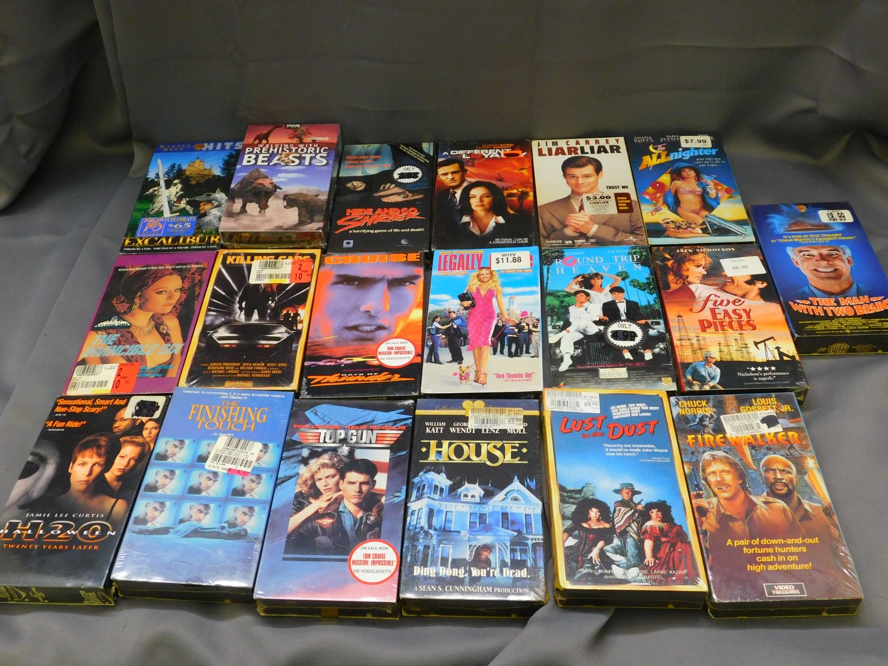 Lot of 19 SEALED VHS Tapes Liar Liar, Legally Blond, Top Gun, H20, Days ...