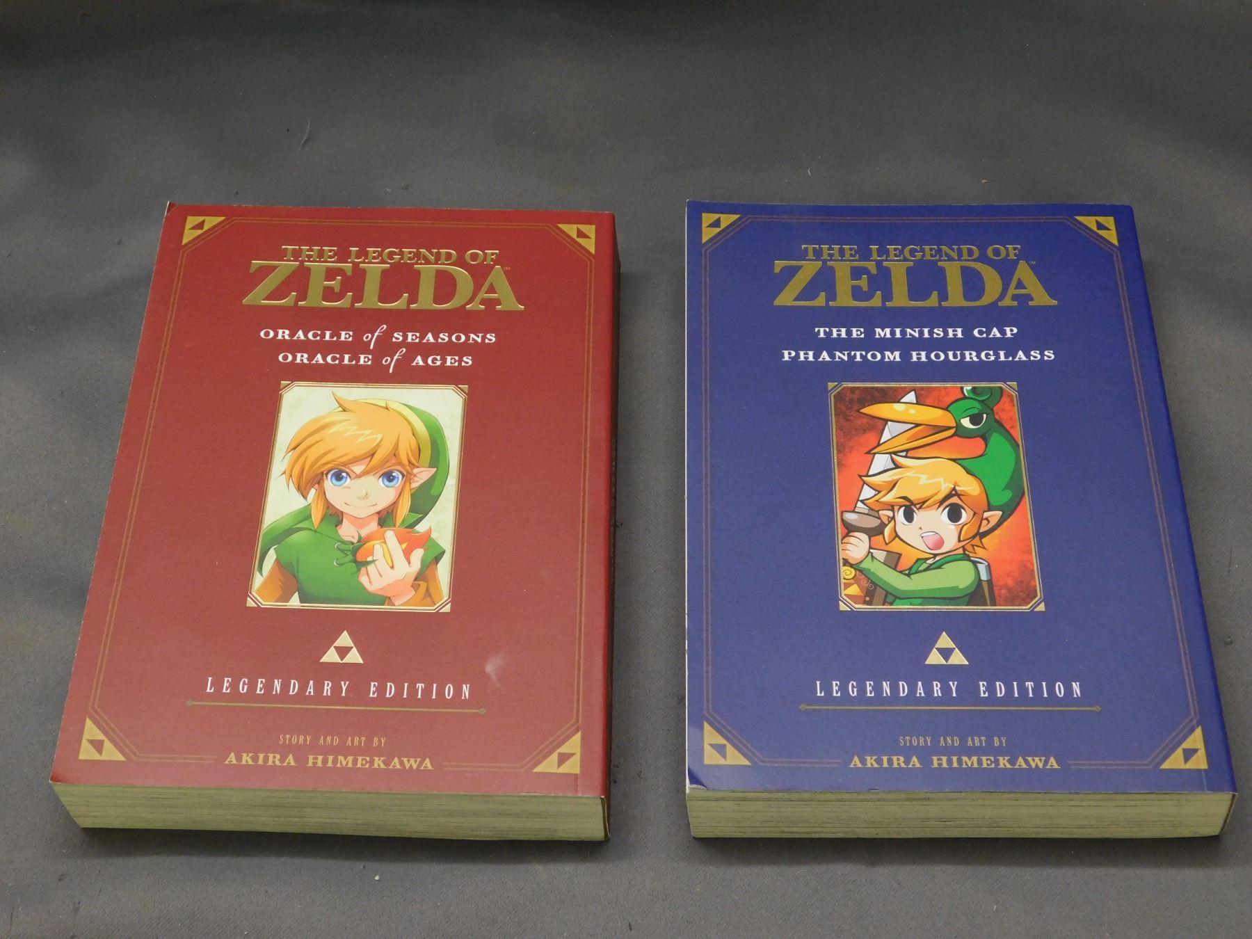 Lot of 2 The Legend of Zelda Akira Himekawa Art Manga Books The Minish ...