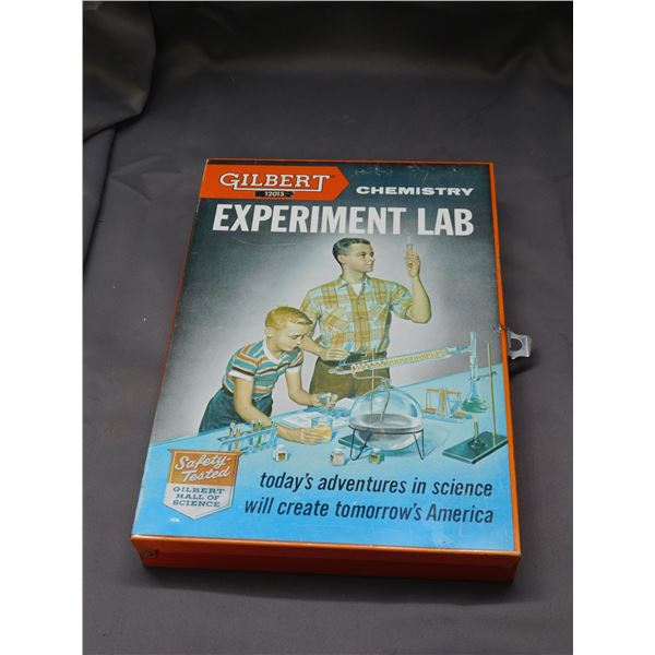 Vintage 1950s Gilbert 12015 Chemistry Experiment Lab Playset