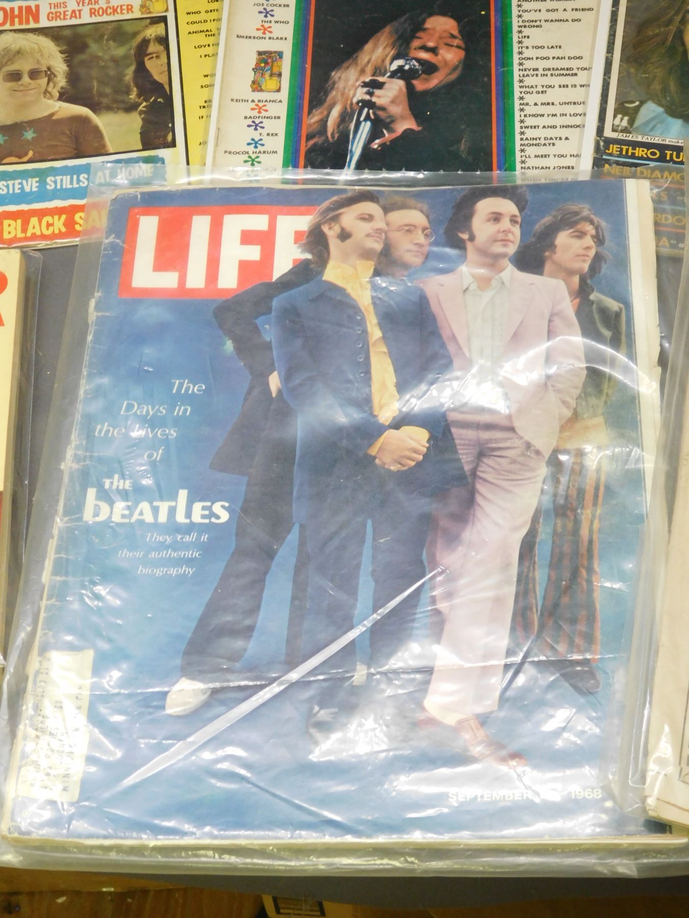 Lot of 9 Vintage Hit Parader Jethro Tull, Beatles LIFE Magazine 1968 ...