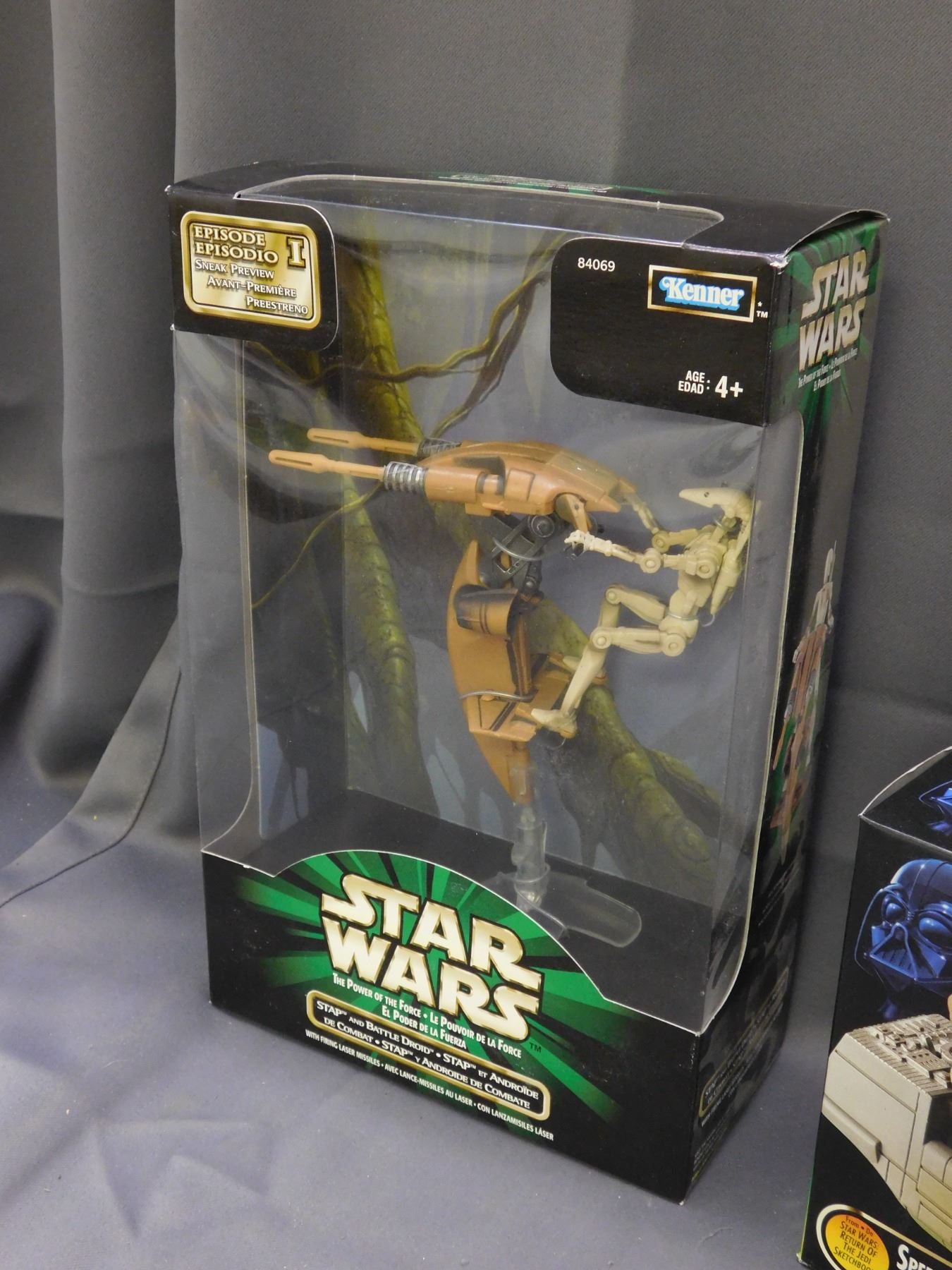 Lot of 2 Star Wars Kenner Speeder Bike, PoTF Stap and Battle Droid