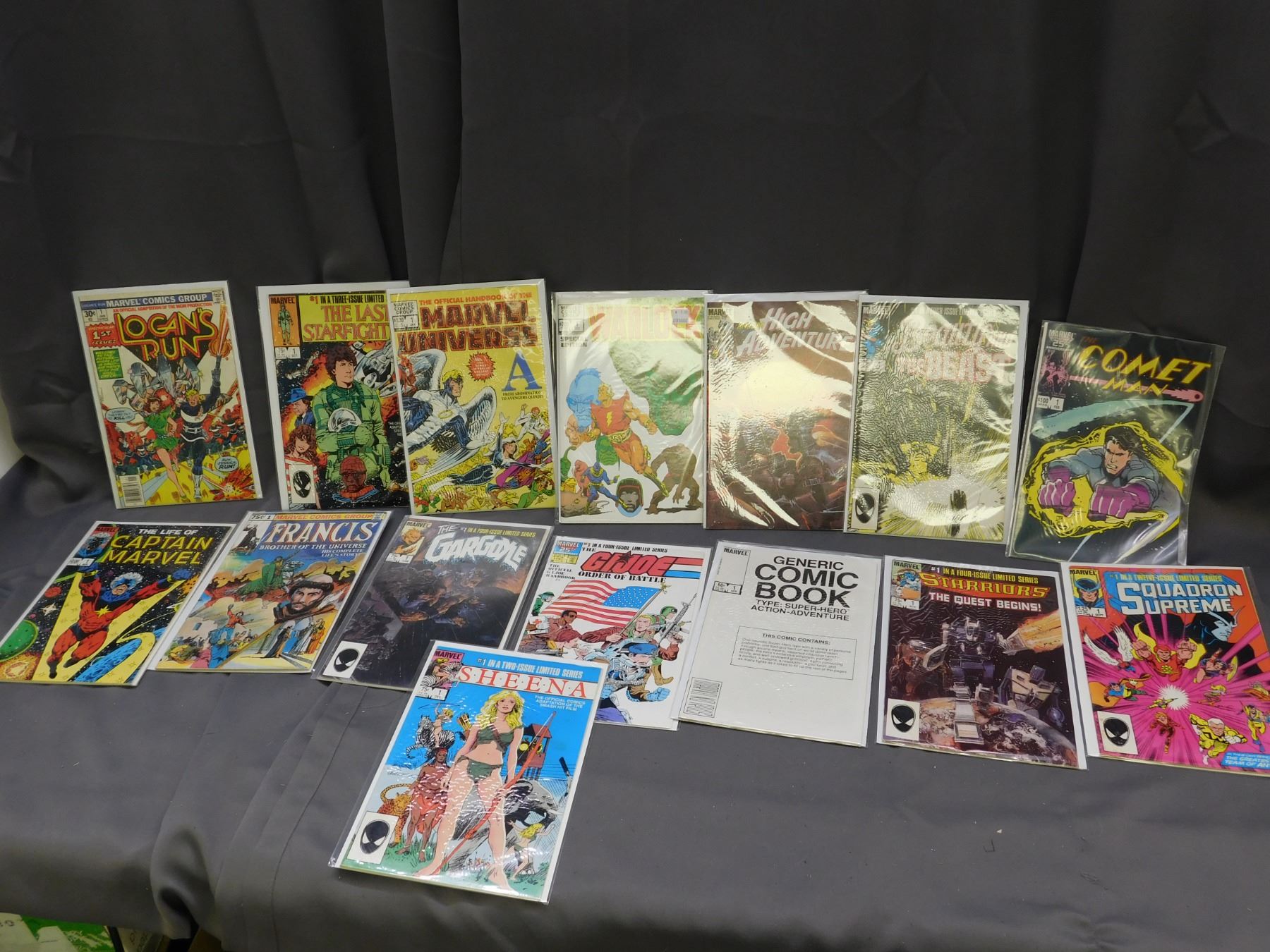 Lot of 15 Marvel #1s 1980s Comet Man, Beauty and the Beast, Warlock ...