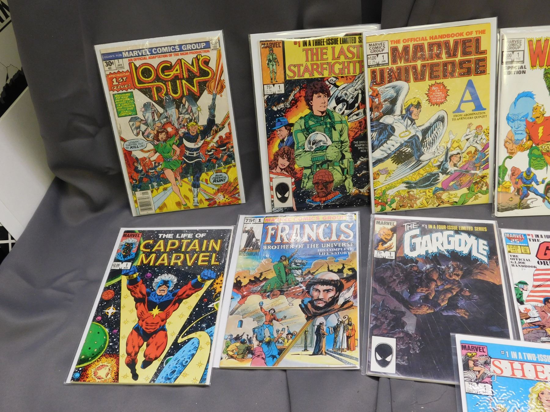 Lot of 15 Marvel #1s 1980s Comet Man, Beauty and the Beast, Warlock ...