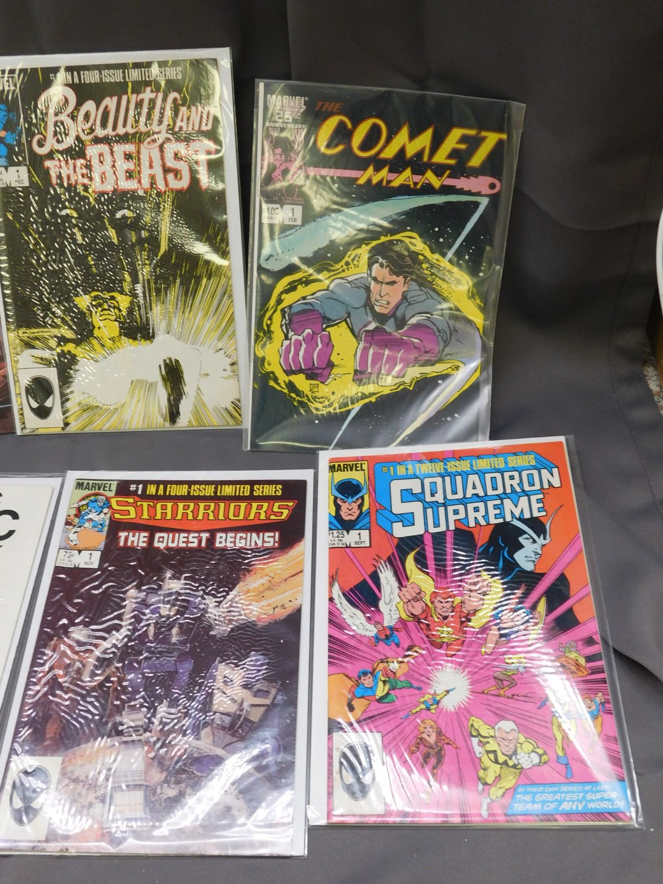 Lot of 15 Marvel #1s 1980s Comet Man, Beauty and the Beast, Warlock ...