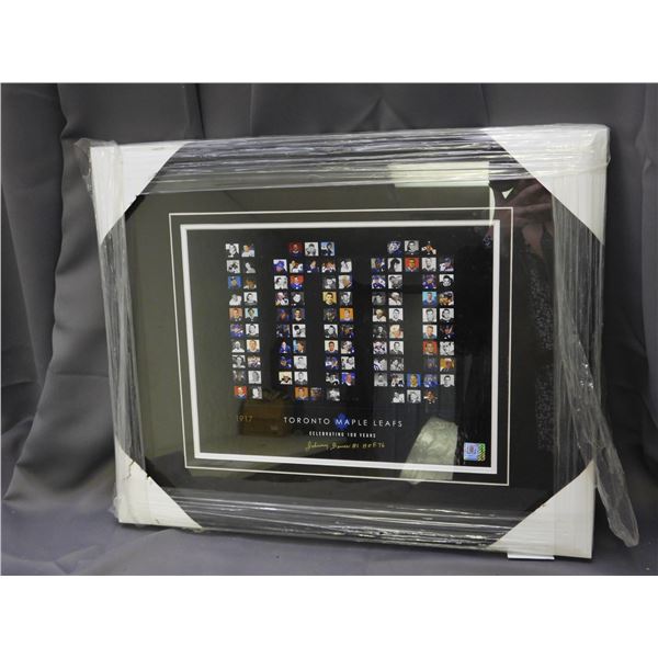 Toronto Maple Leafs Celebrating 100 Years 1917-2017 Signed Johnny Bower ...