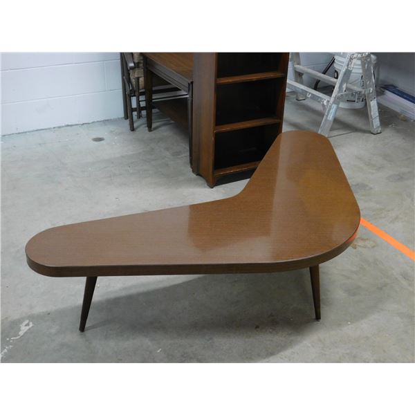 Mid Century Boomerang Wooden Table MCM Vintage