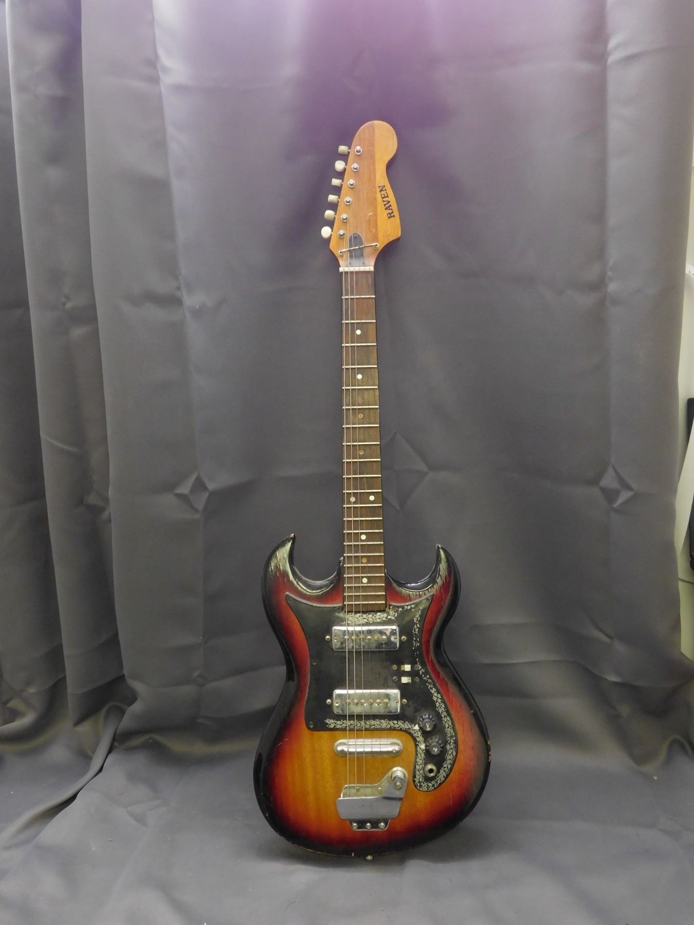 1960s Raven Electric Guitar SG Style