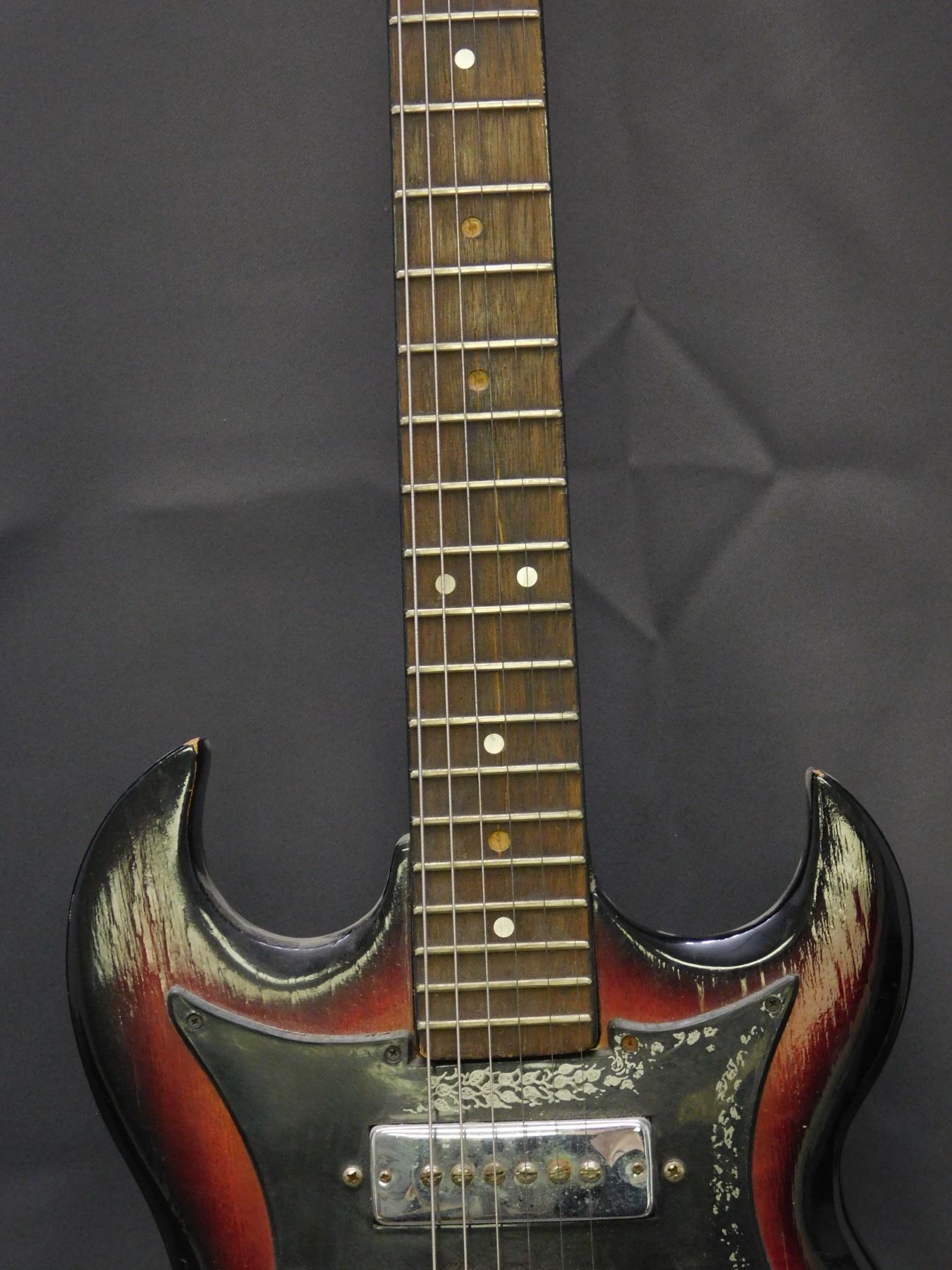 1960s Raven Electric Guitar SG Style