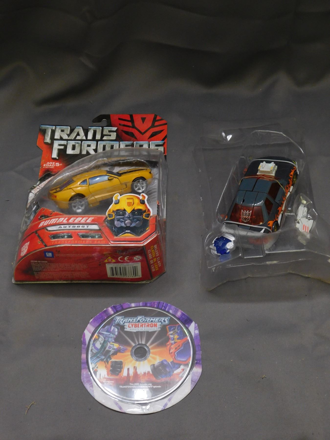 Lot of 3 Transformers Bumblebee Automorph Technology Packaged Figure ...