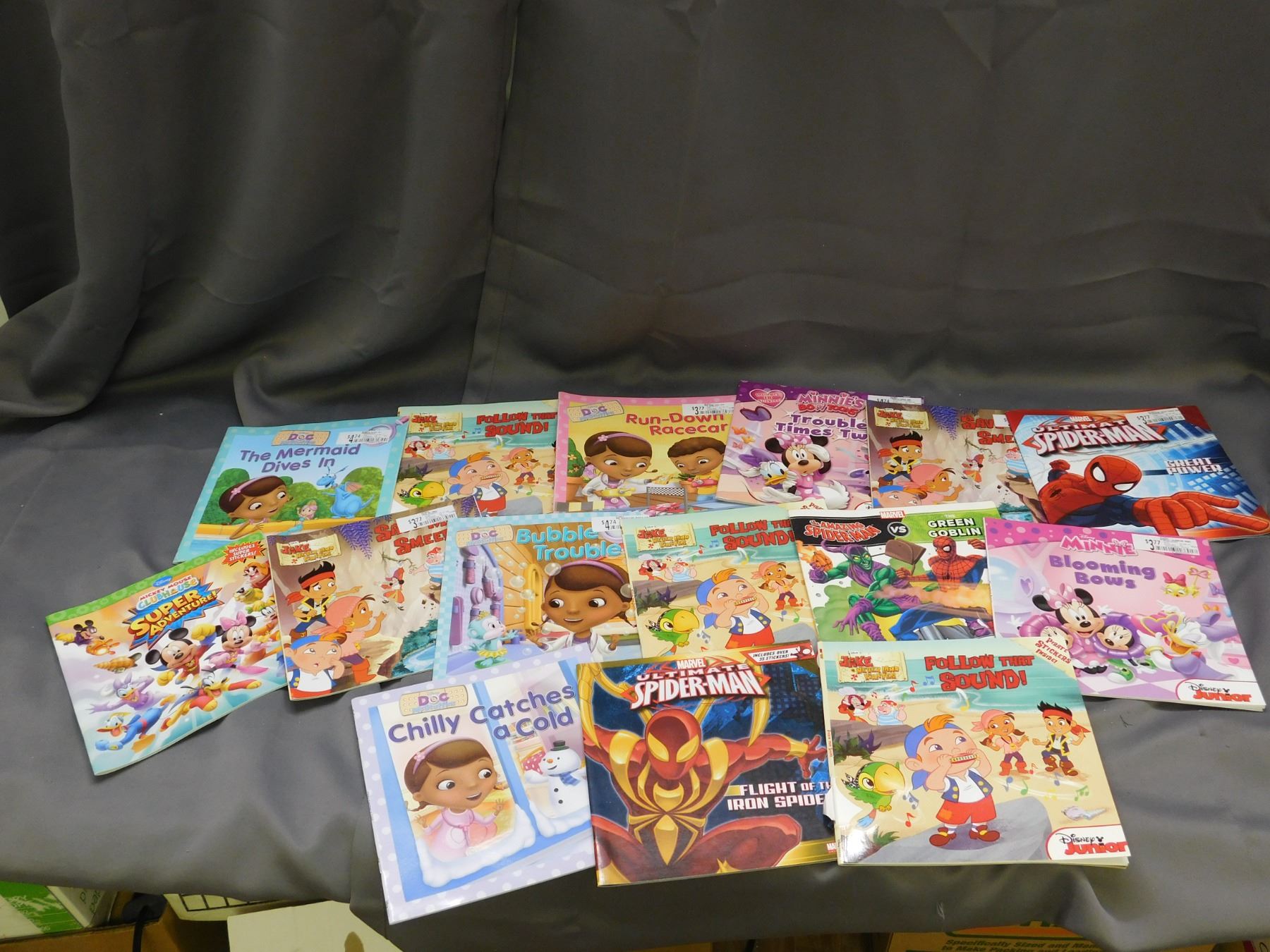 Lot of 12 Childrens Books Disney Junior Storybooks Stickerbooks
