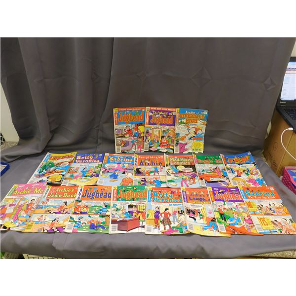 18 Archie Series Comics, Various Titles, most 1977-78 Overall VG+.