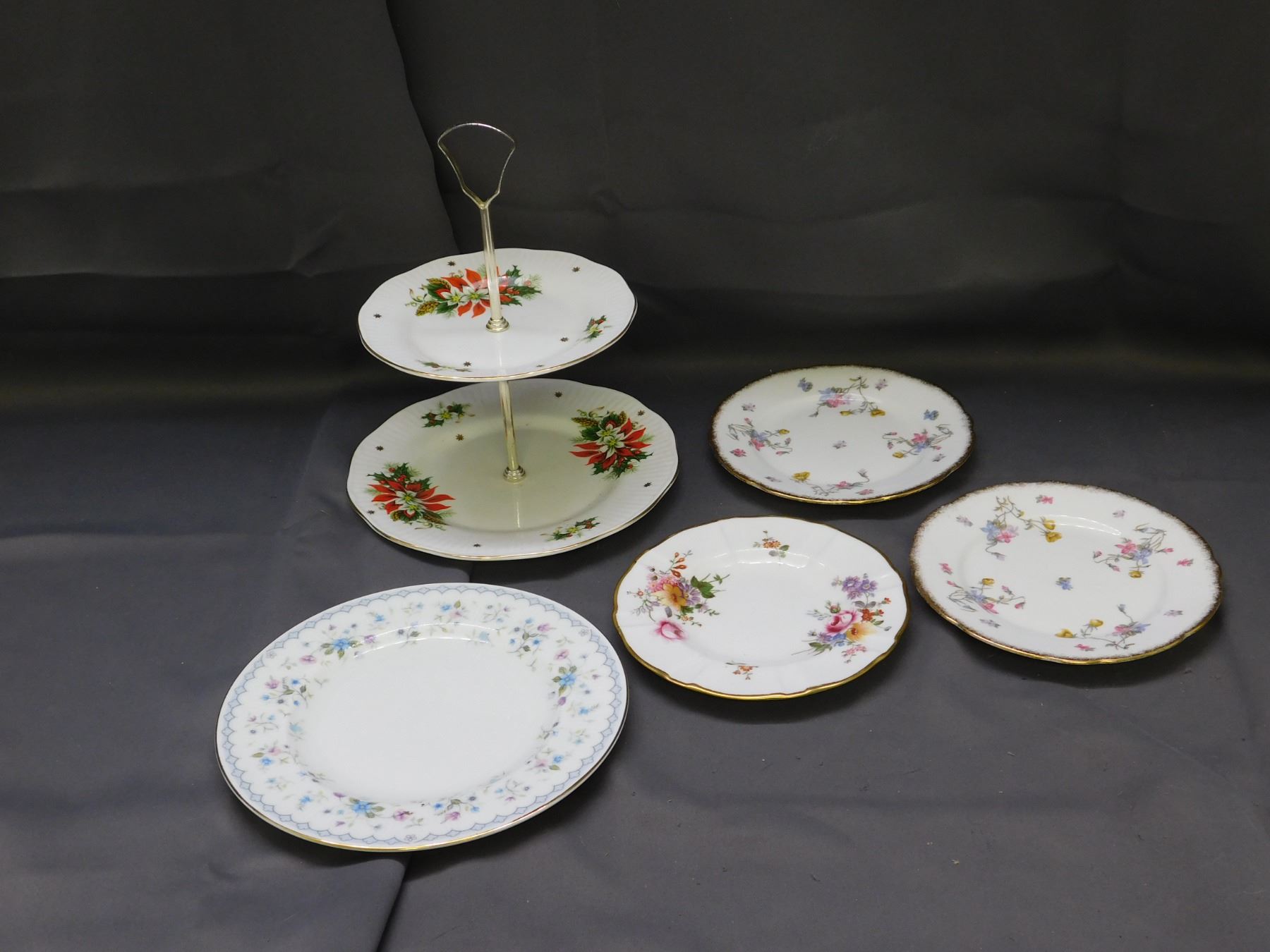 Lot of Paragon, Royal Stafford, Dainty Tray Royal Albert