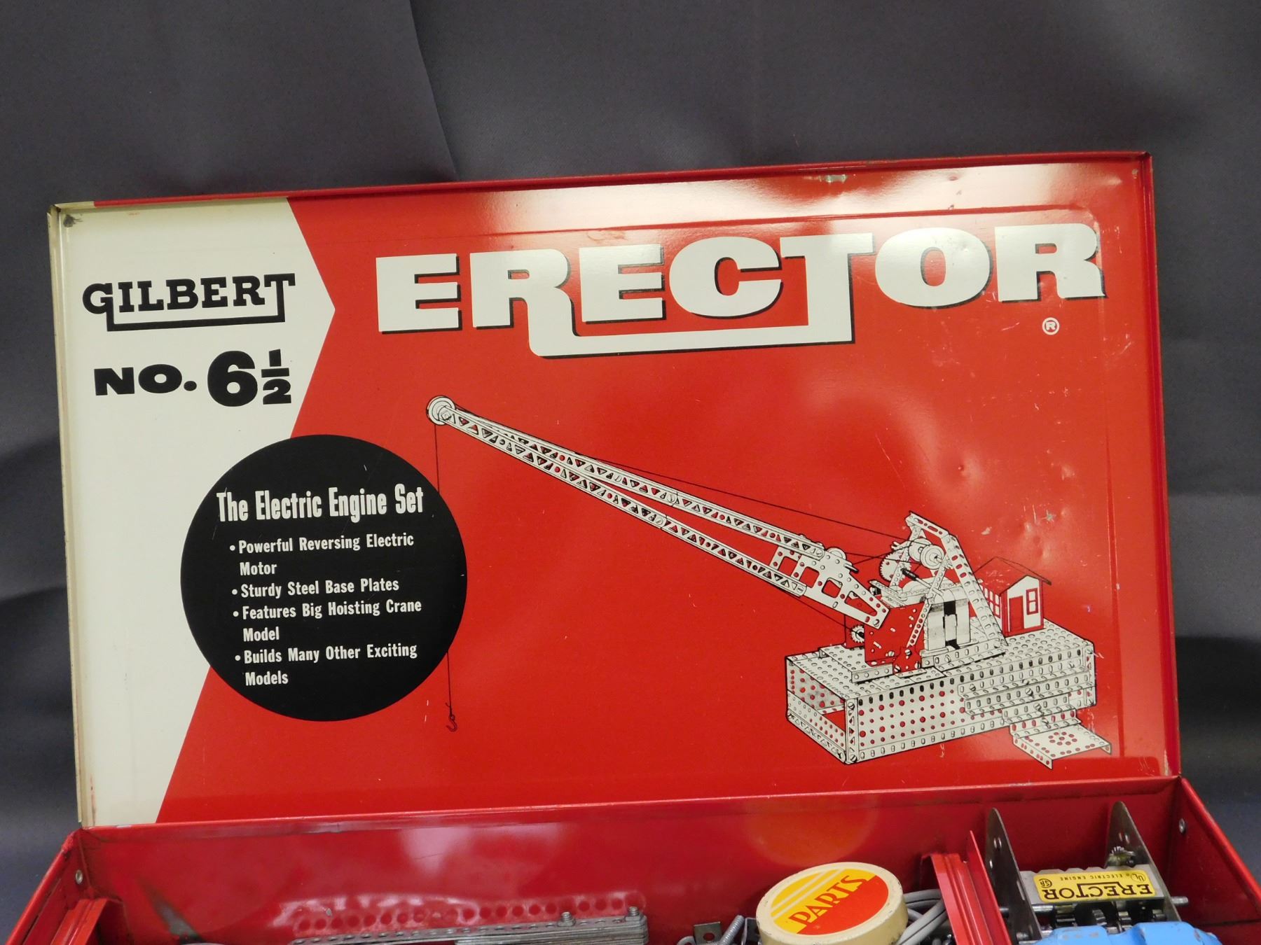 Vintage 1957 Gilbert No 6 1/2 Erector Set