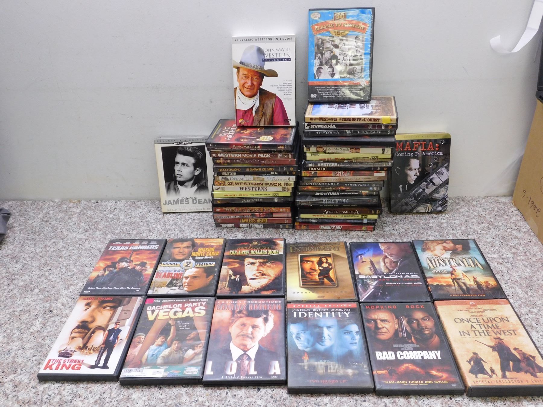 Lot of 50+ DVD Movies Misc Titles, Box Sets, Westerns