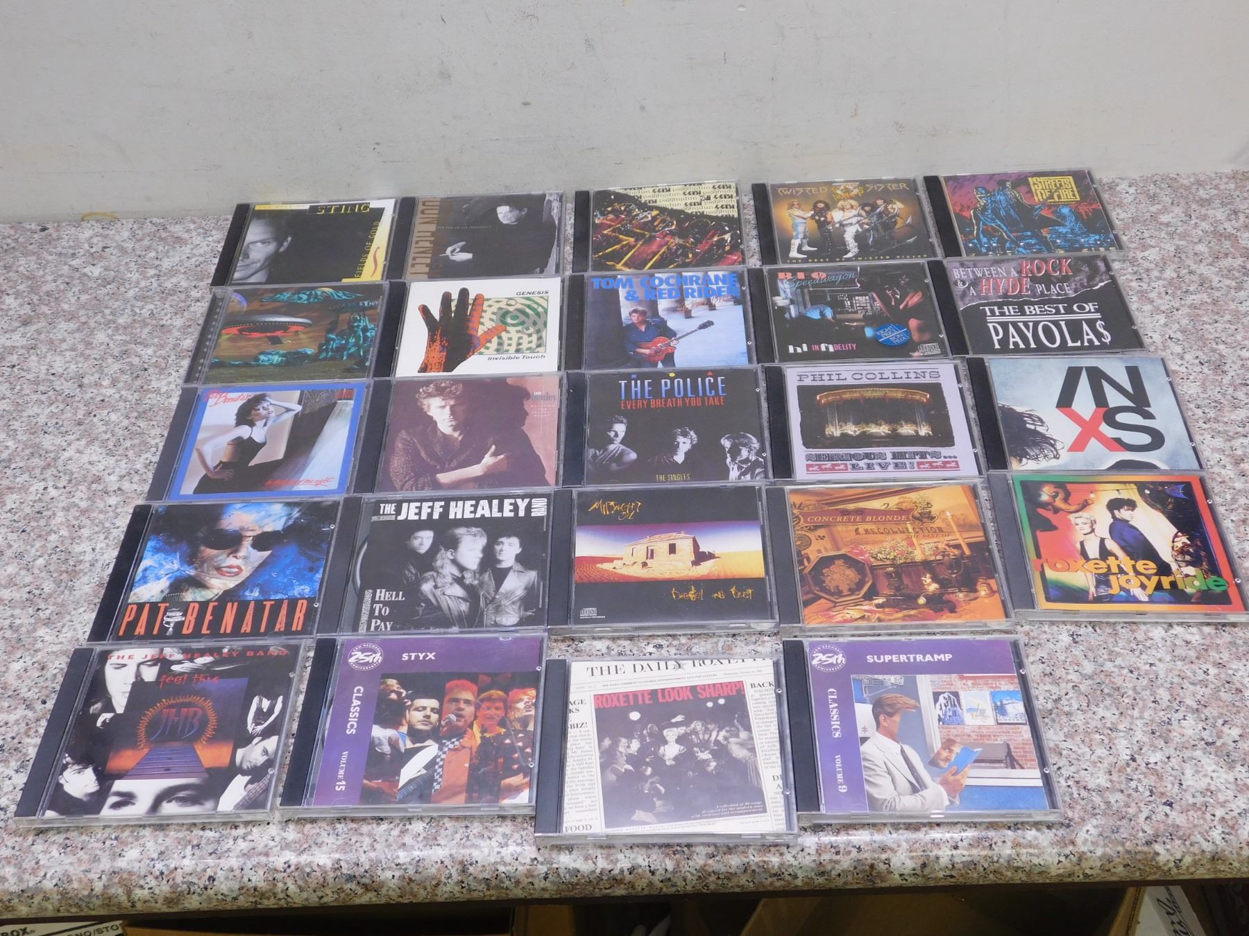 Lot of 24 CDs 1980s Rock