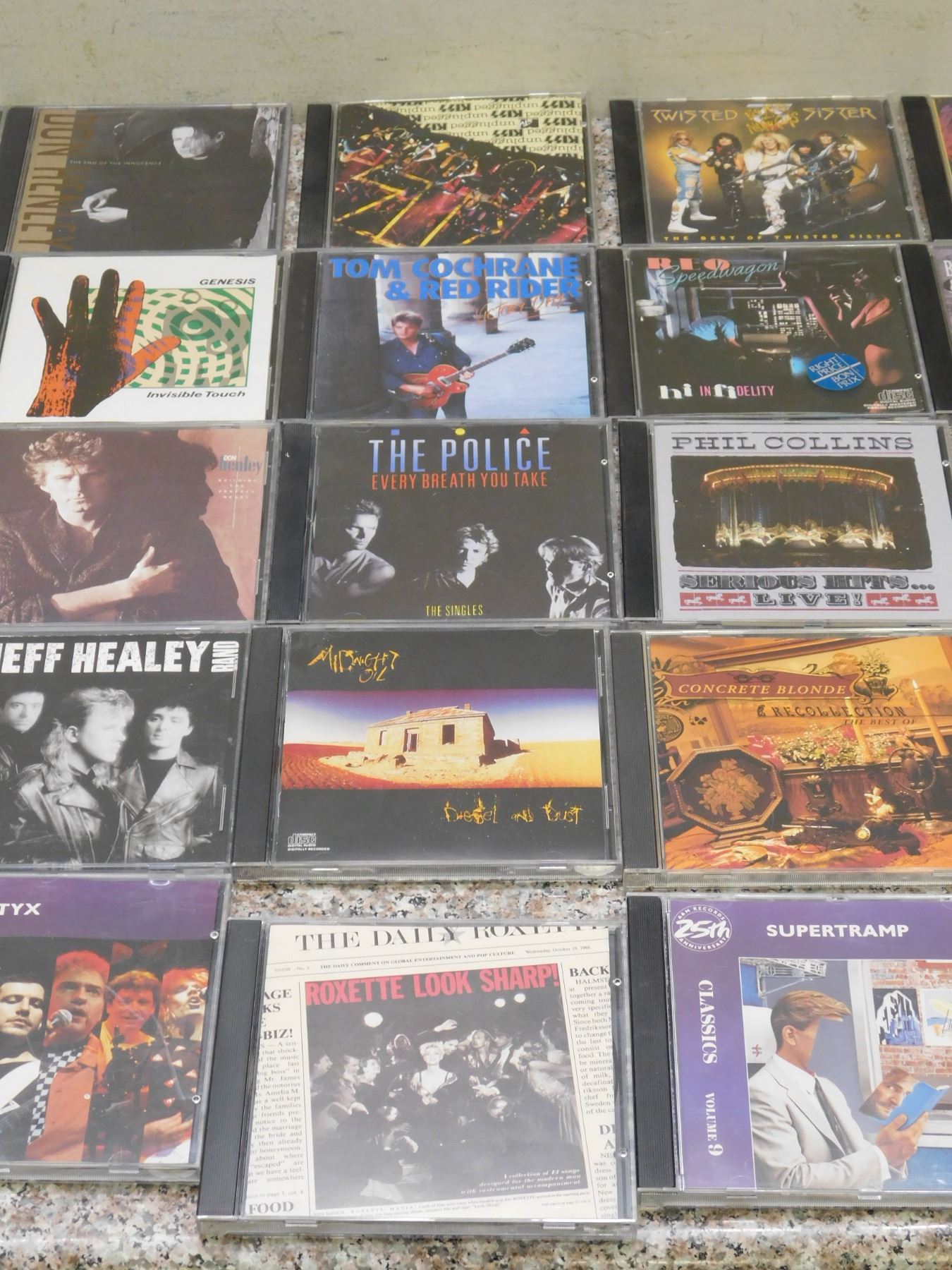 Lot of 24 CDs 1980s Rock