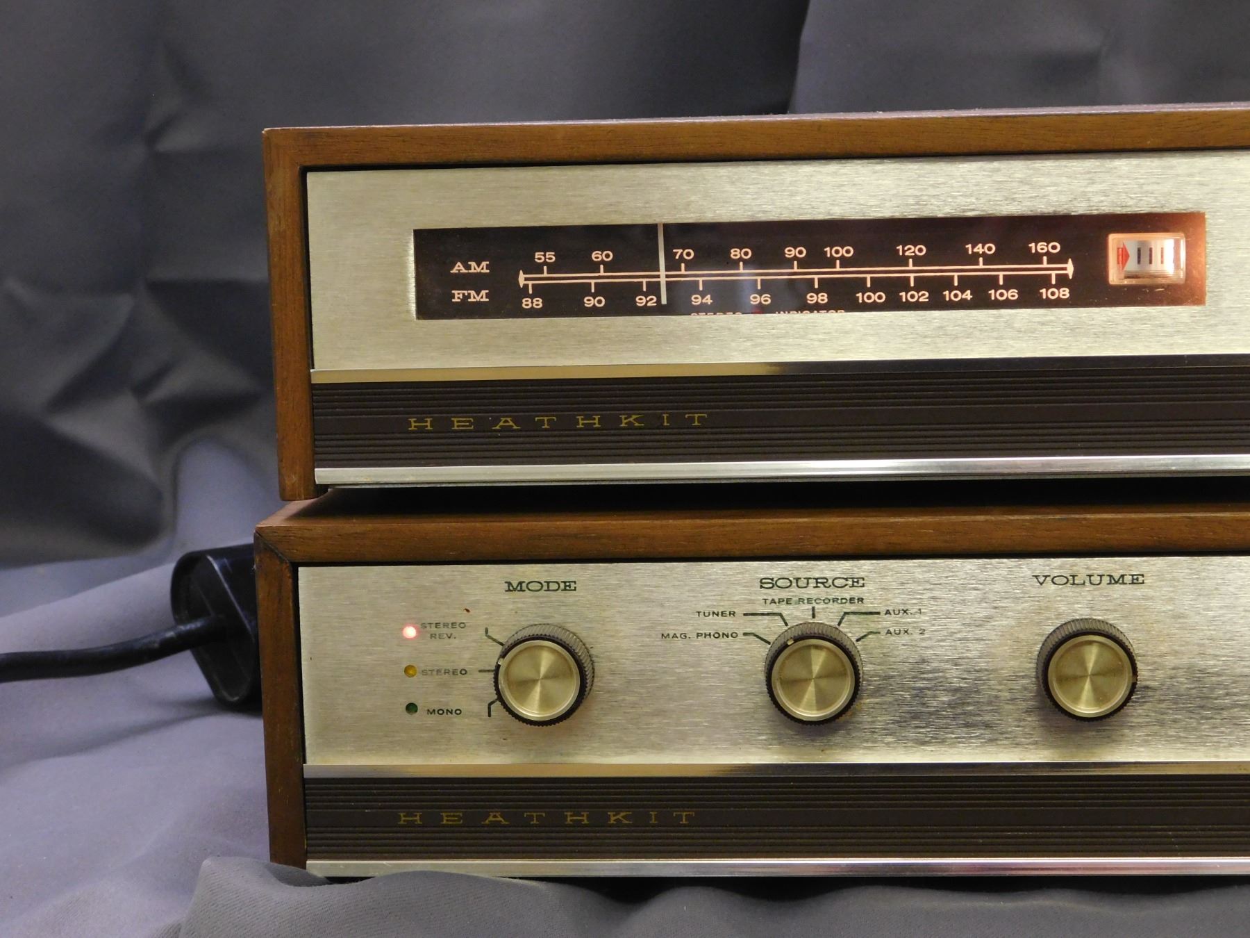Heathkit Tuner Model AJ-33A and Amplifier Model A-22