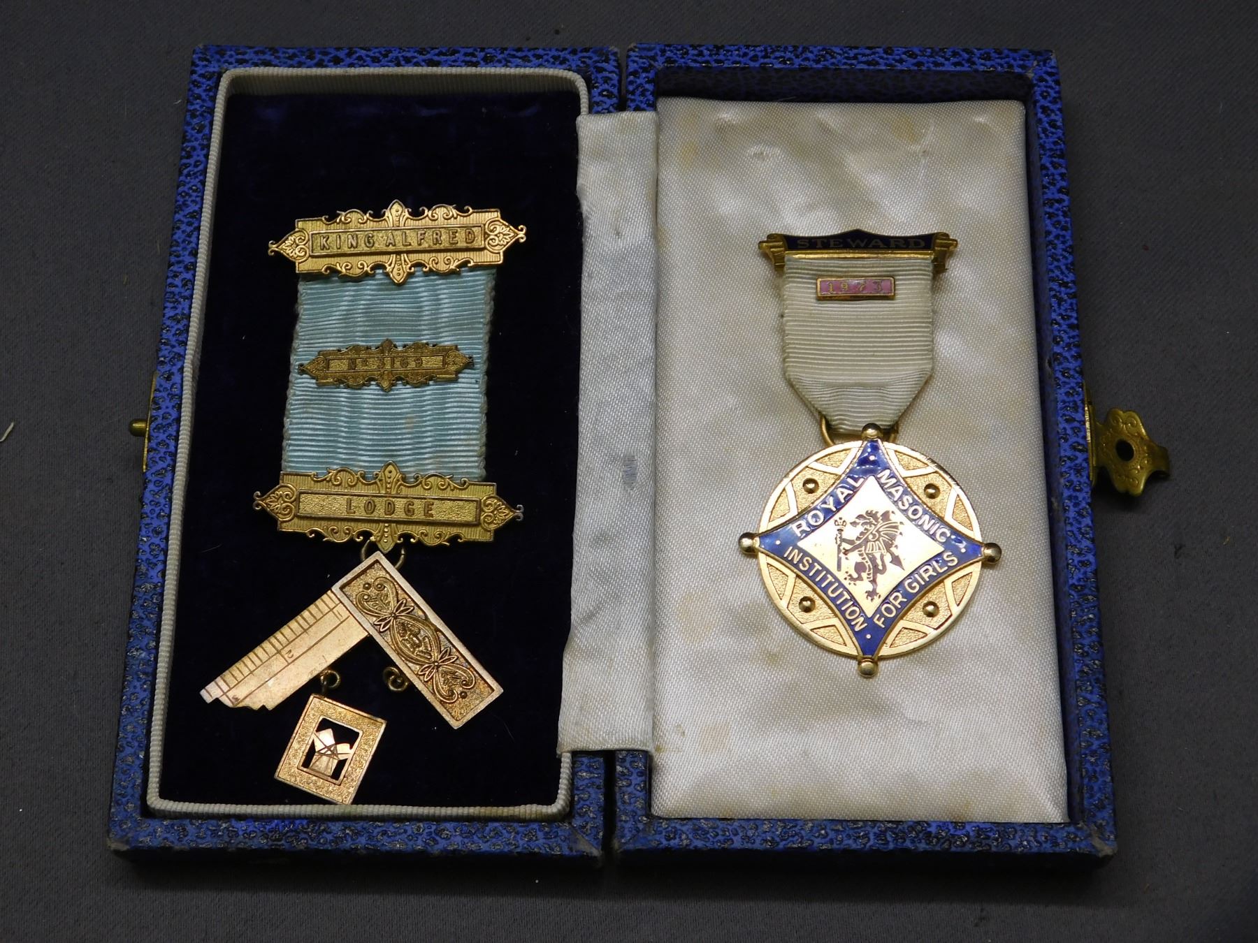 Masonic Medals Steward Appreciation 72-73', Masonic Institute For Girls ...