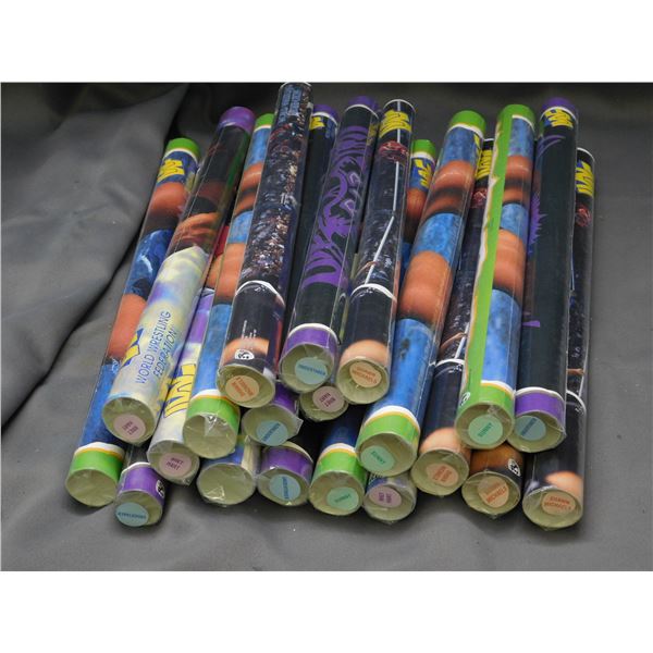 Lot of 20 NEW WWF Posters Sunny, Bret Hart, Undertaker, Shawn Michaels ...