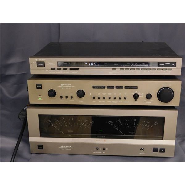 Hitachi HMA 7500 MK II Power Amplifier HCA-7500 MKII Stereo Control Amp ...