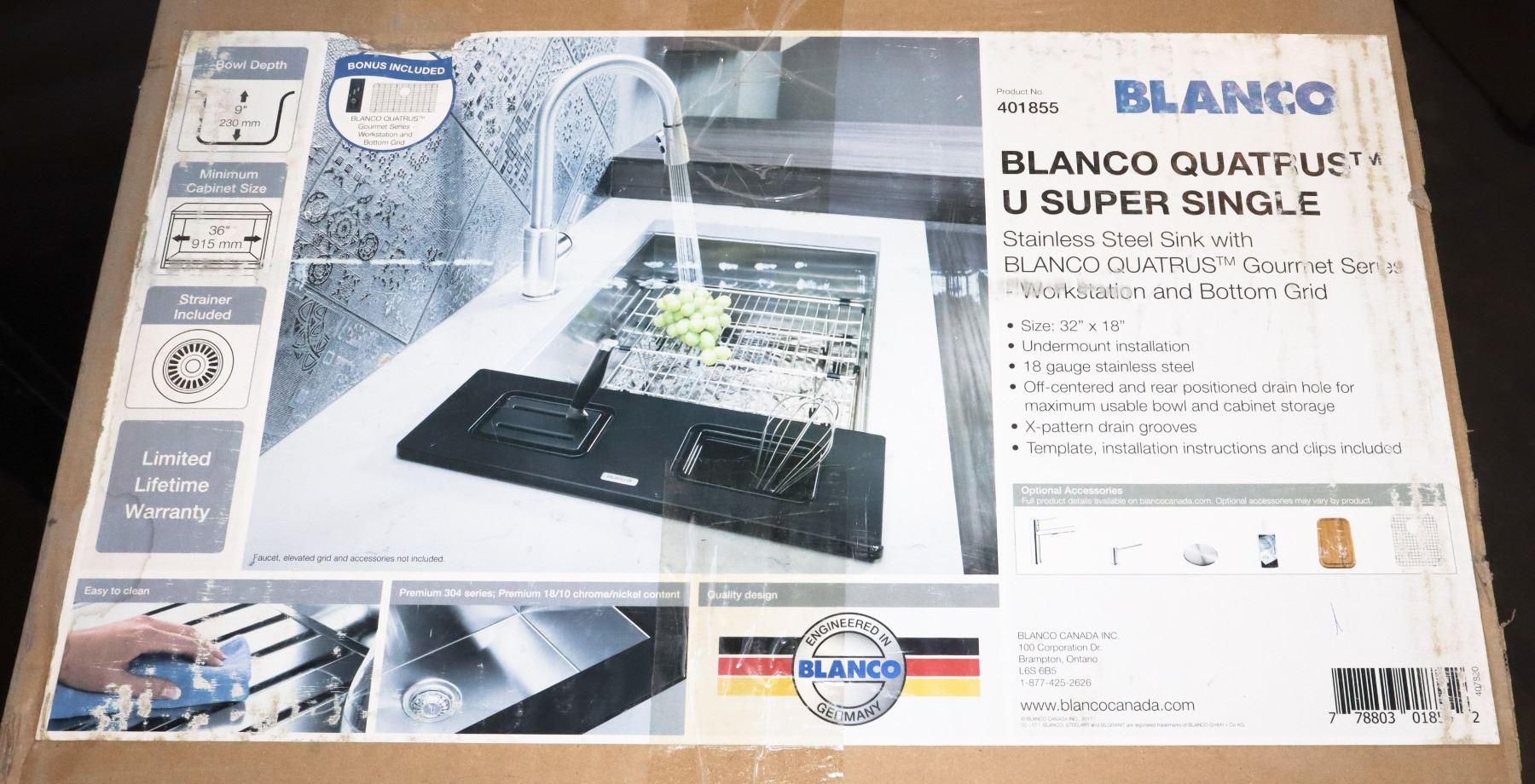 BLANCO STAINLESS STEEL SINK WITH BLANCO