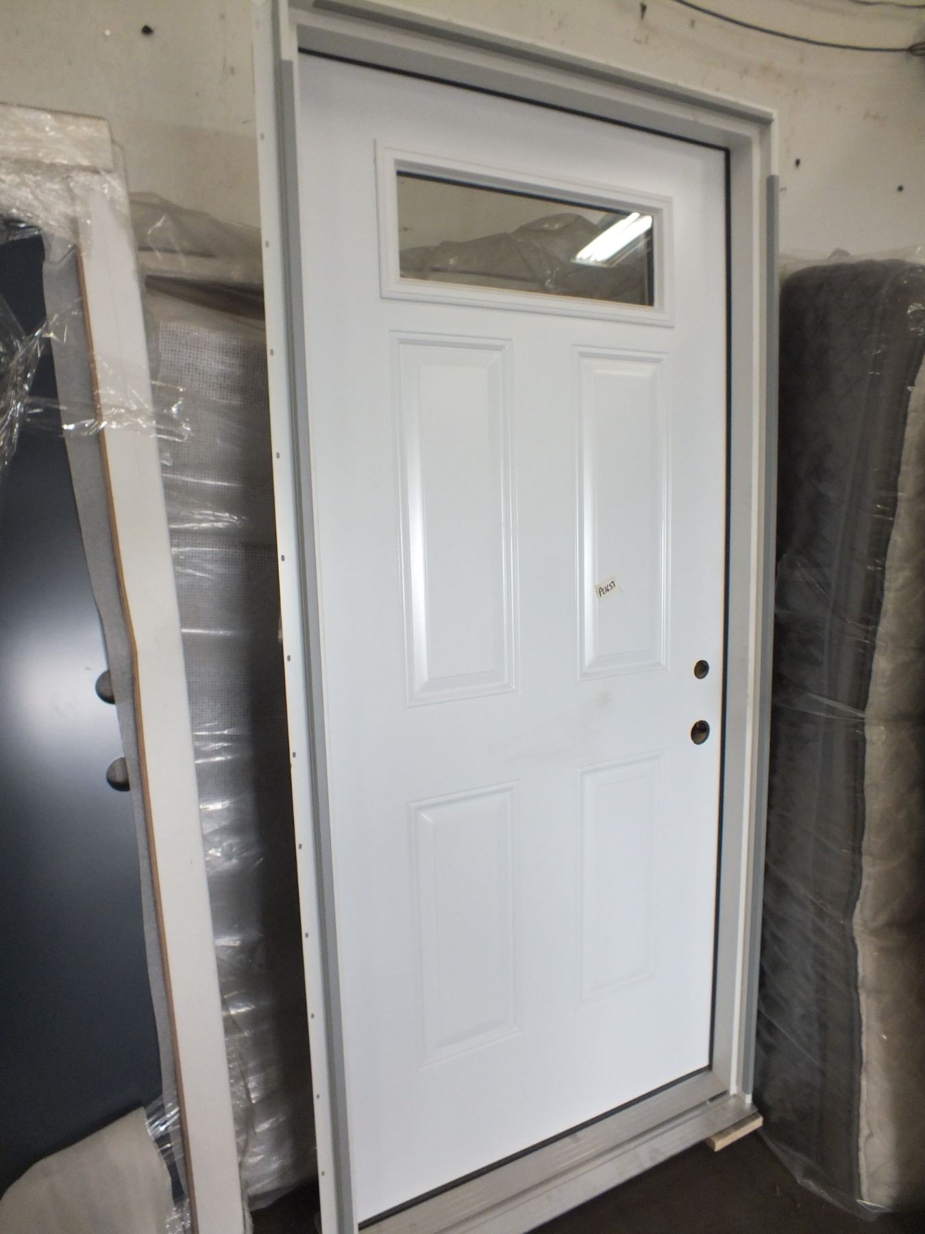 White Door W/ Glass Window