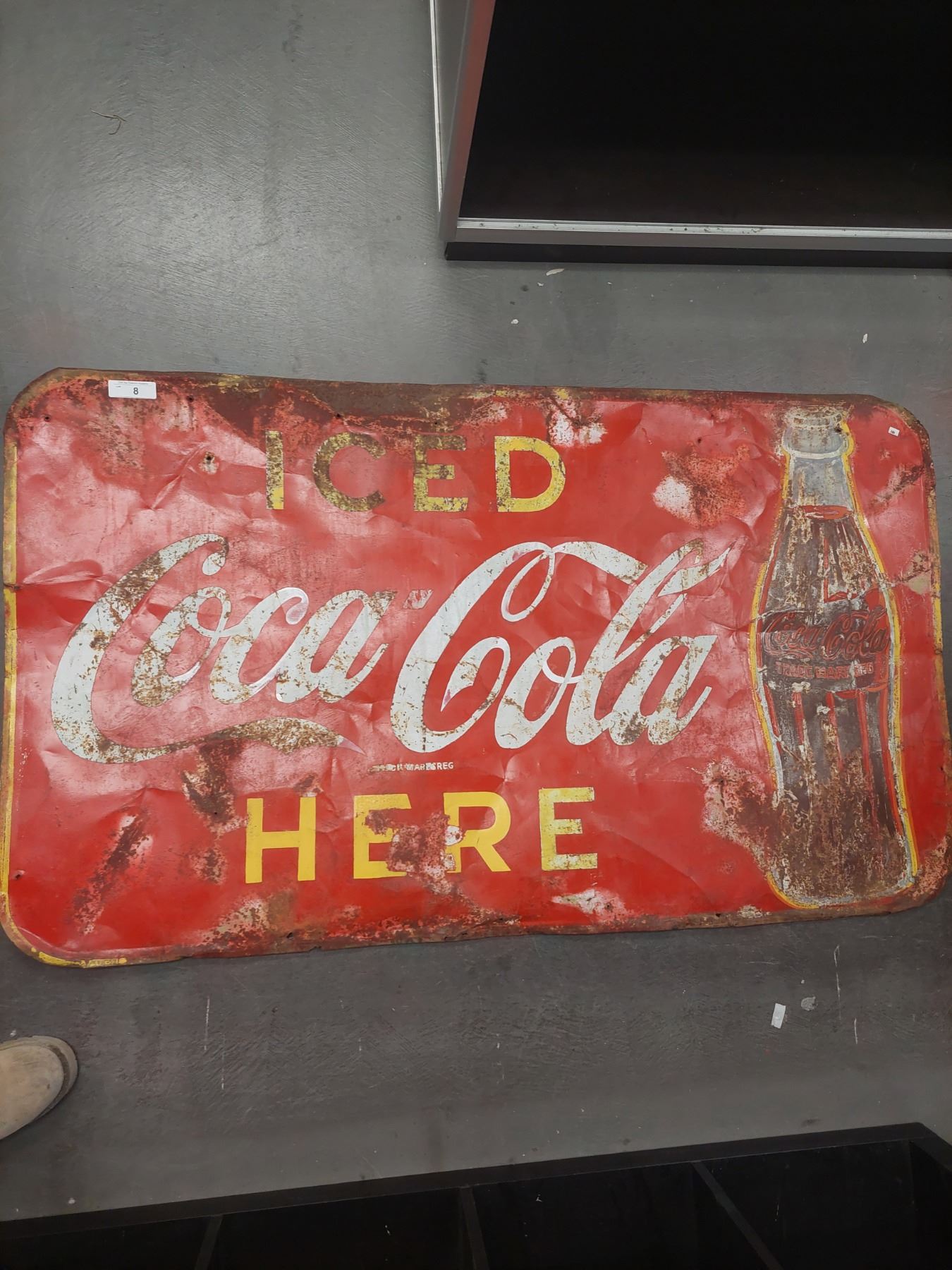 Vintage 1950s Coca Cola Sign