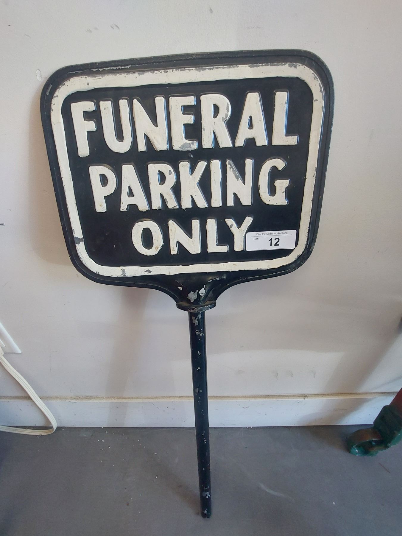1930s Vancouver Funeral Sign