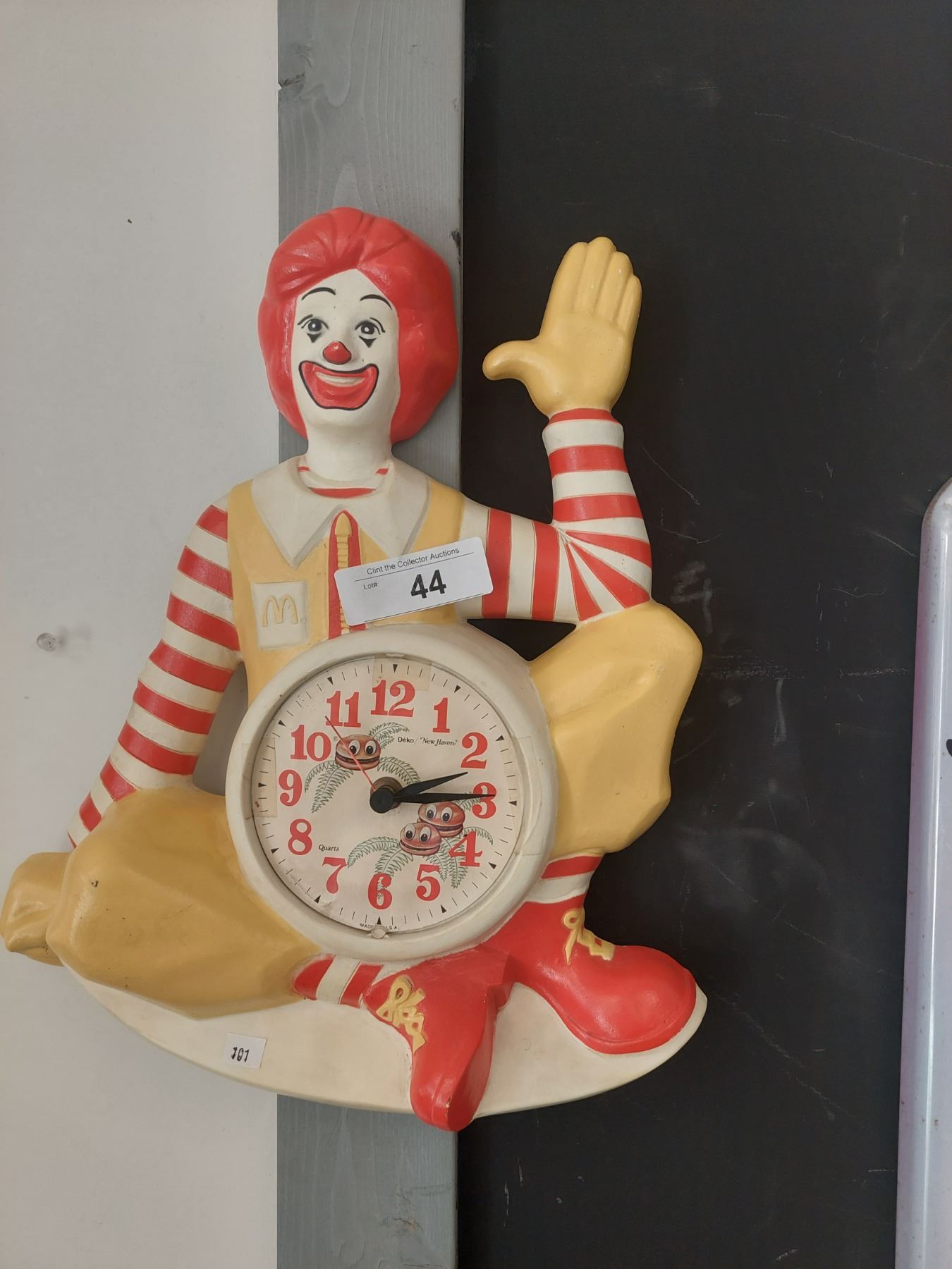 Vintage Ronald Mcdonald Clock