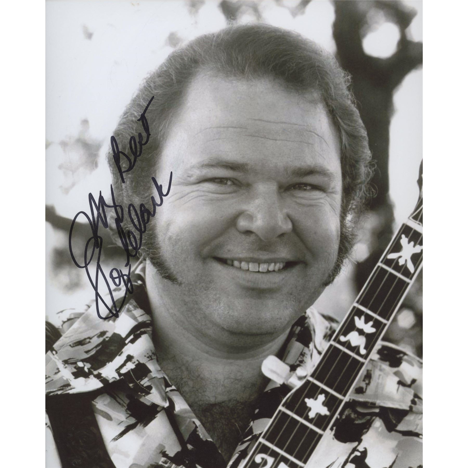 Roy Clark signed photo. GFA Authenticated