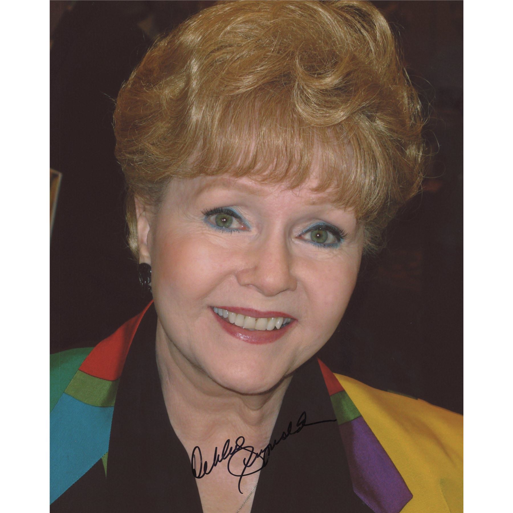Debbie Reynolds signed photo. GFA Authenticated