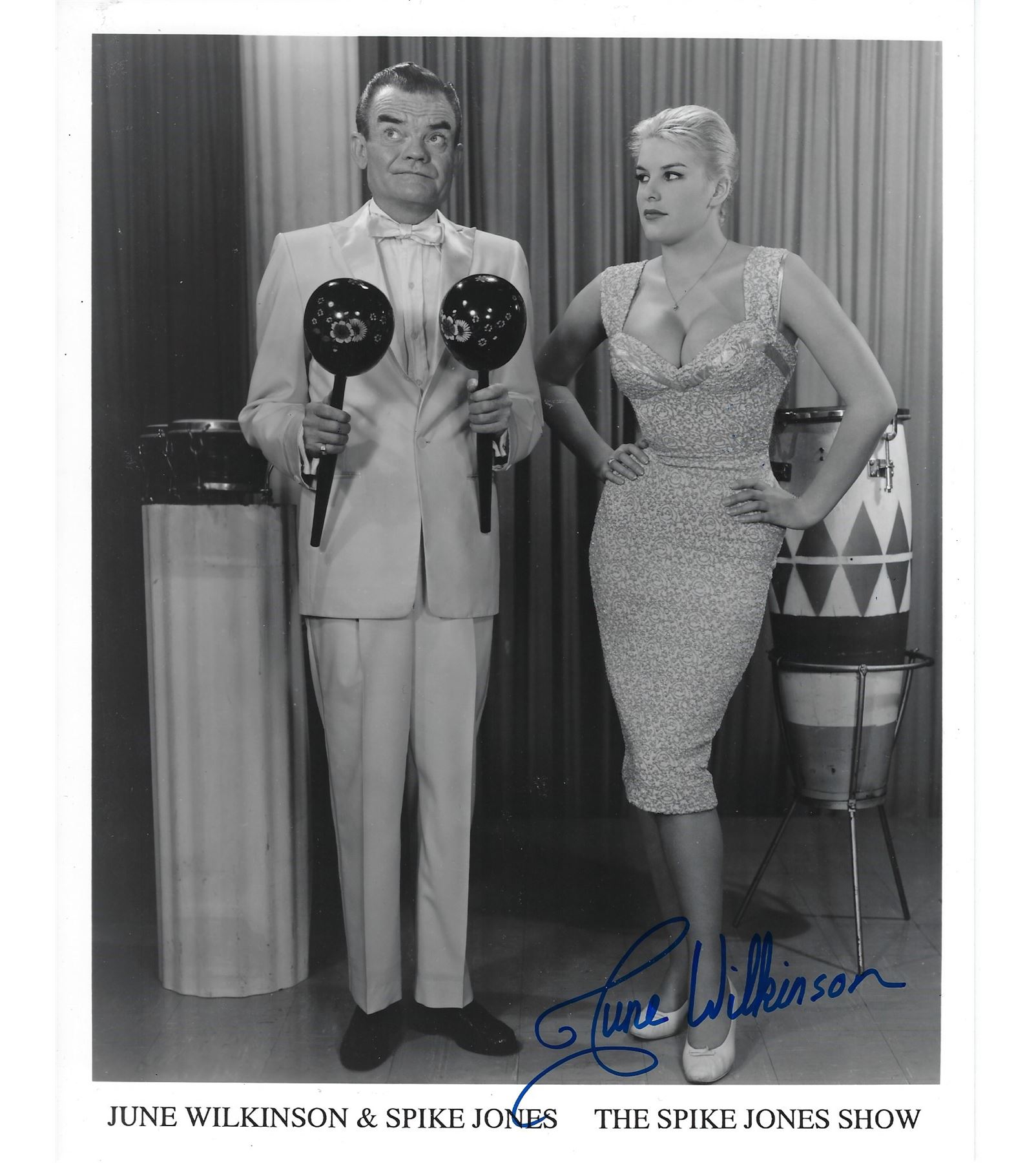 June Wilkinson signed photo