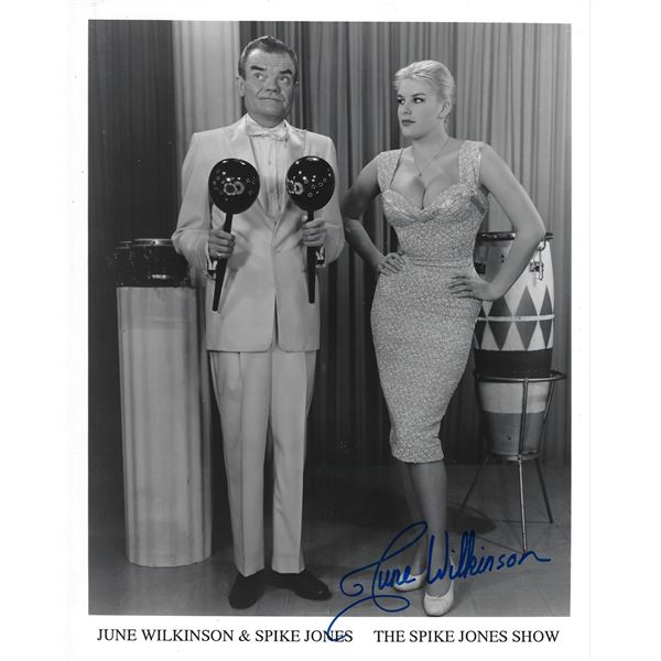 June Wilkinson signed photo