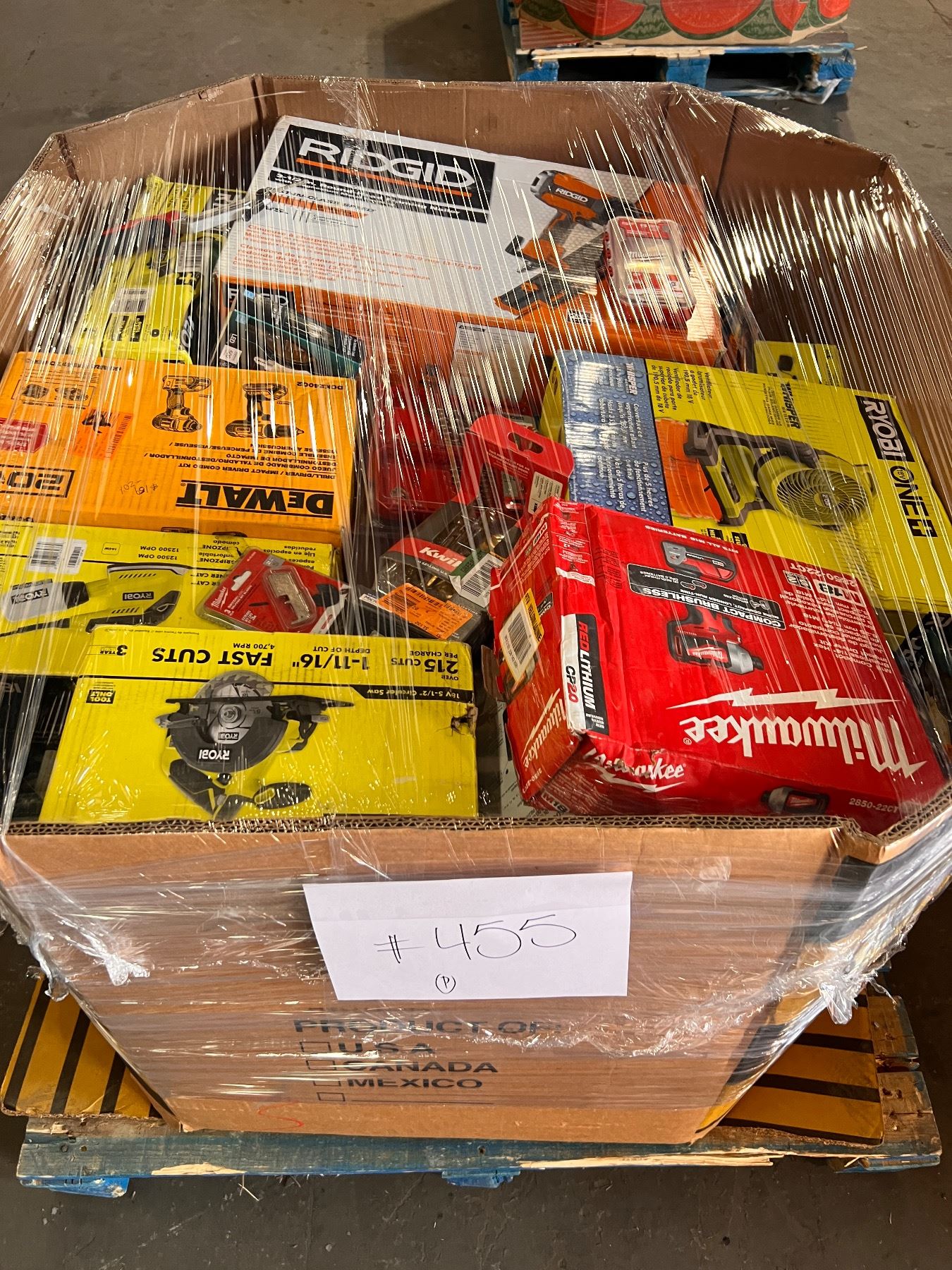Pallet #455 - Home Depot y Mercancia general - P